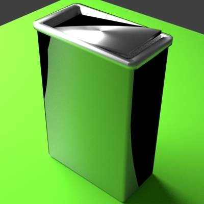 Waste Container - 3D Model by faraharis