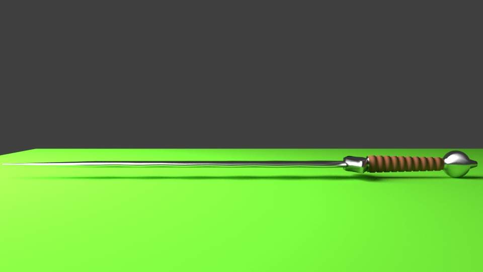 Wavy Sword 3 - 3D Model by faraharis