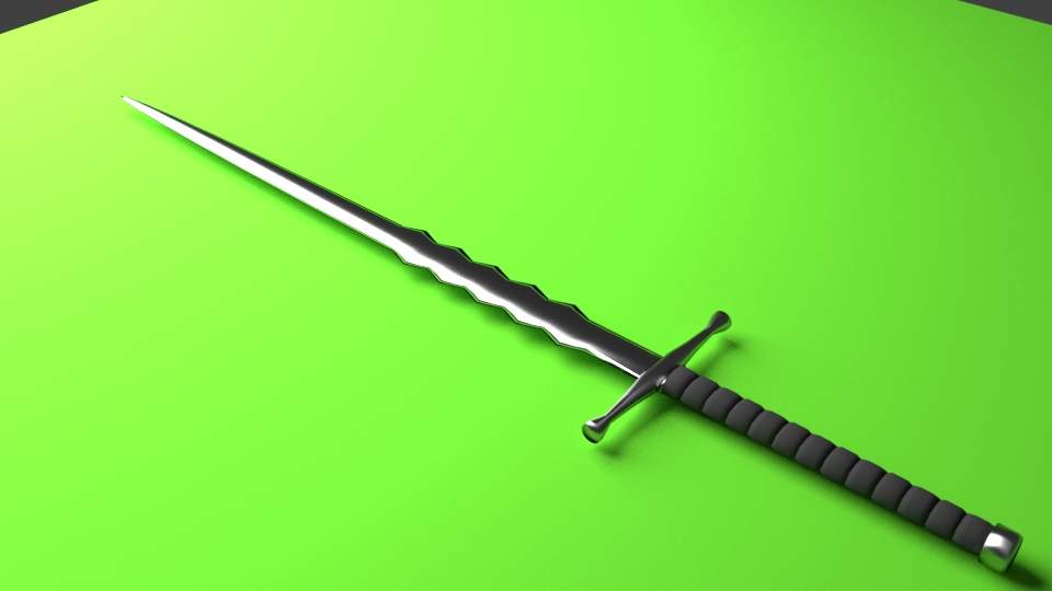 Wavy Sword 5 - 3D Model by faraharis