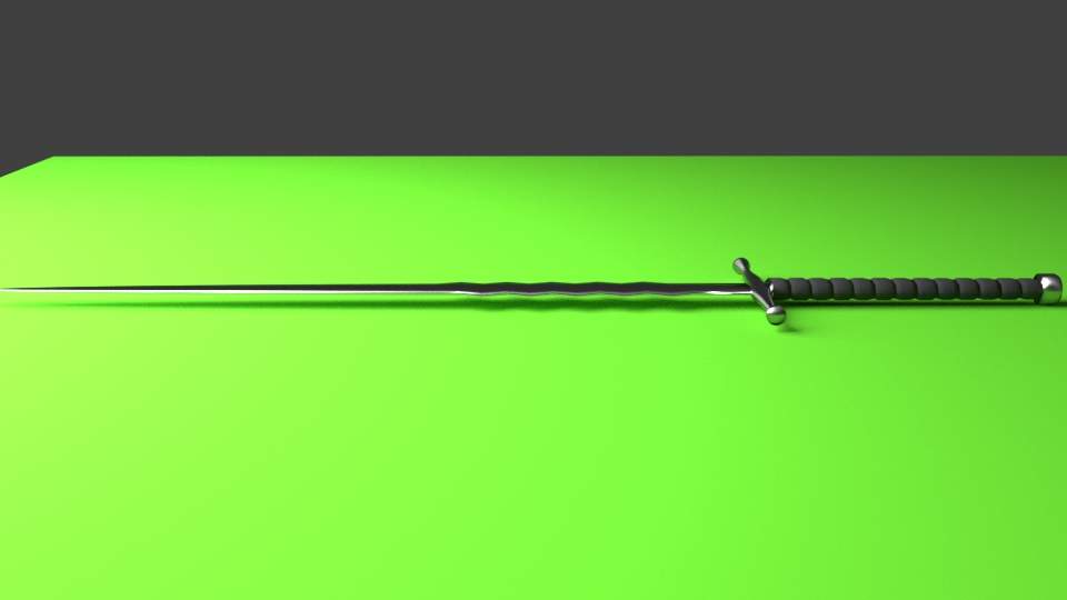 Wavy Sword 5 - 3D Model by faraharis