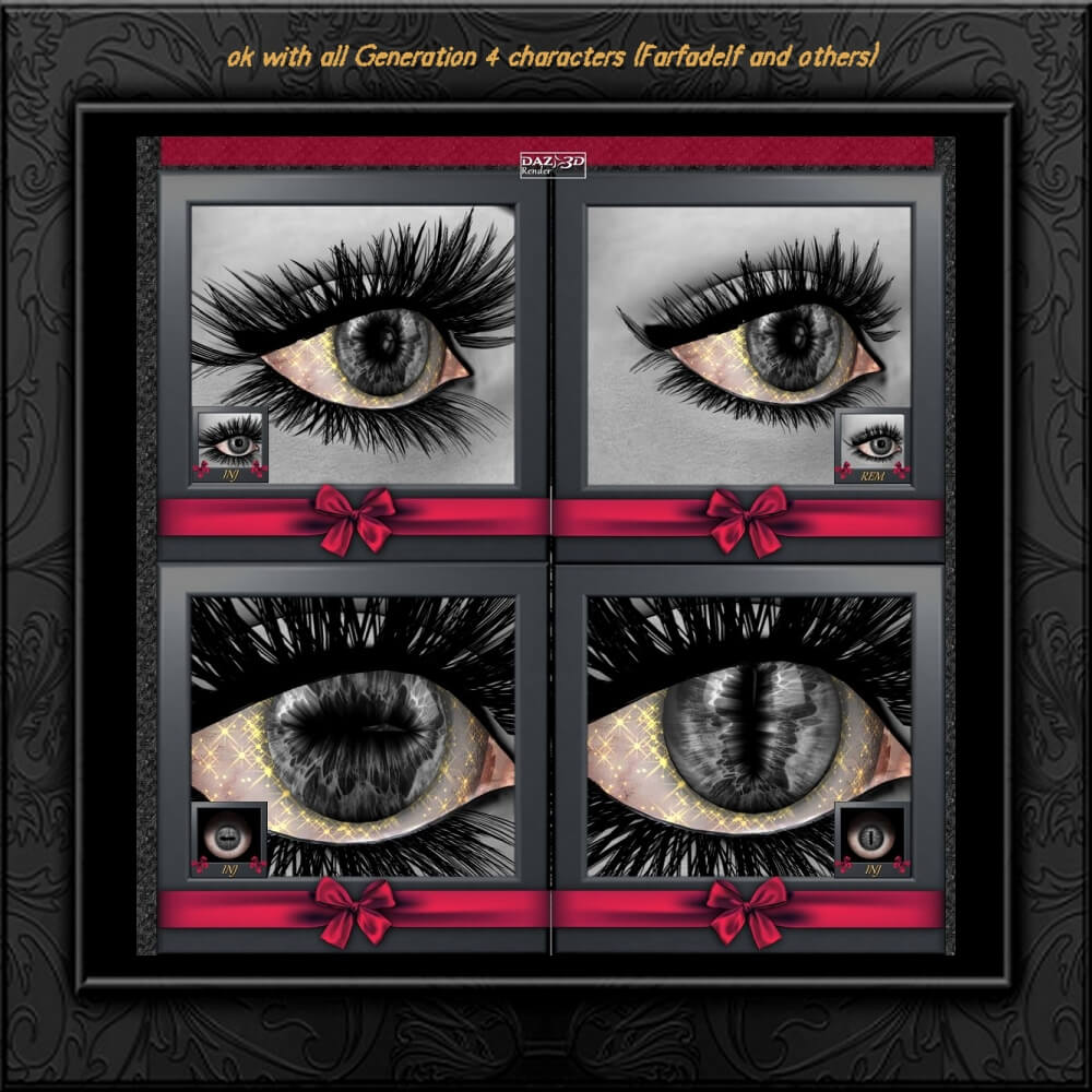 FFe-Constellation Eyes Real (V4-G4-S4-A4-M4-H4-F4-K4) 3D Material or ...