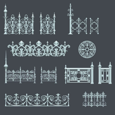 Forged Fences - 3D Model by FaryGlade