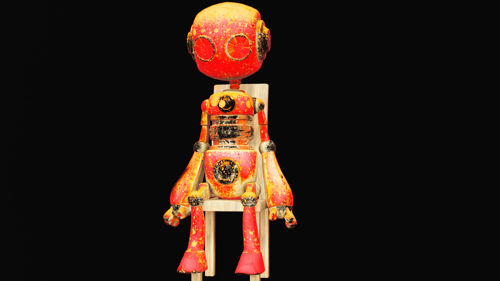 Reron Red Robot - 3D Model by fasf1254y5hy