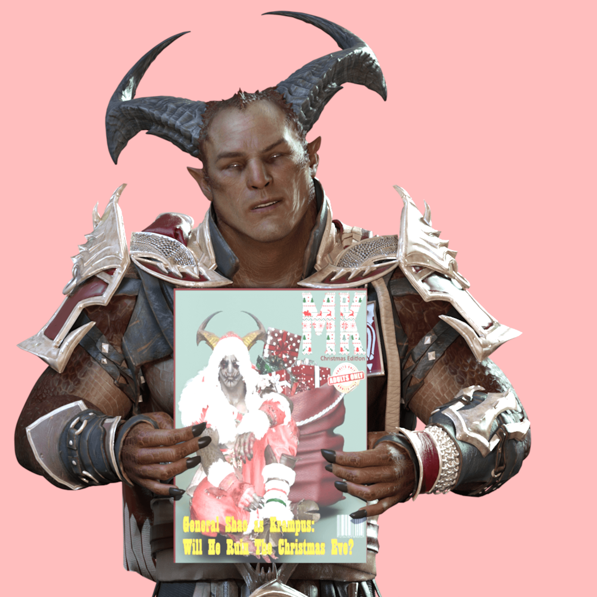 General Shao Promotes His Magazine 3D Render by FatinChibi