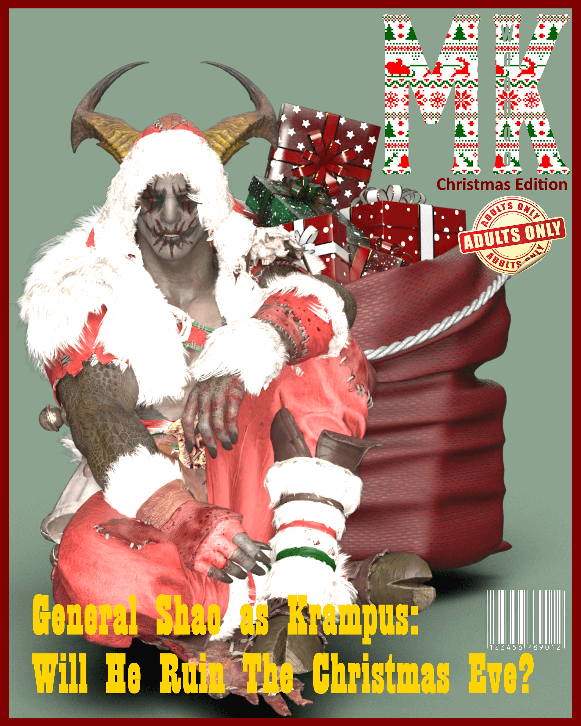 General Shao Promotes His Magazine 3D Render by FatinChibi