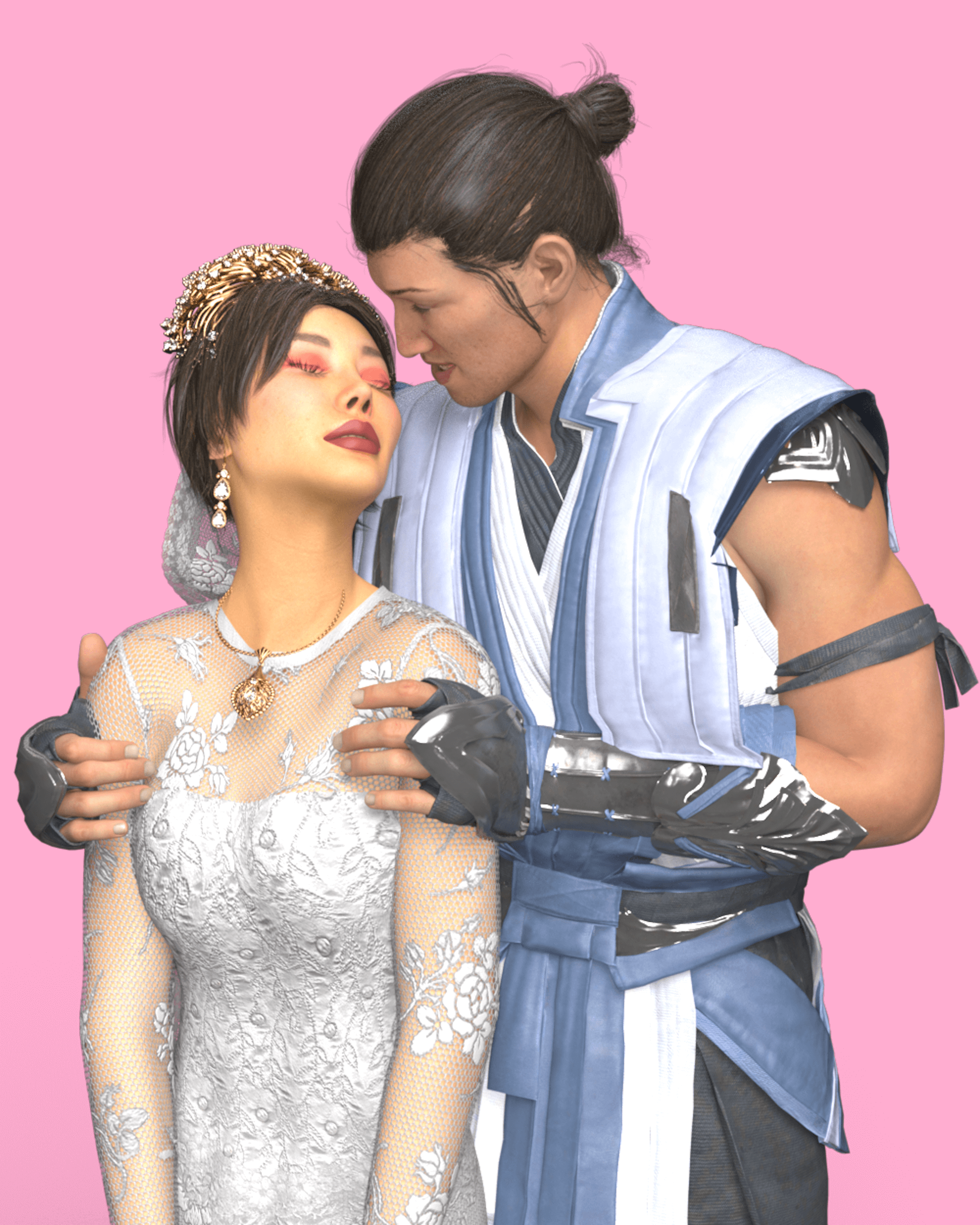 Happy Valentine's Day 3D Render, Digital Art by FatinChibi