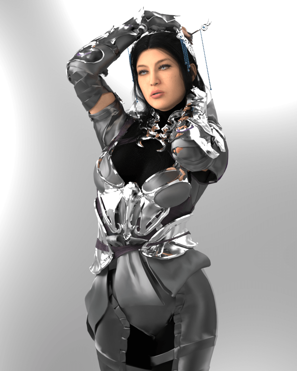 My Mortal Kombat Original Characters 3D Render by FatinChibi
