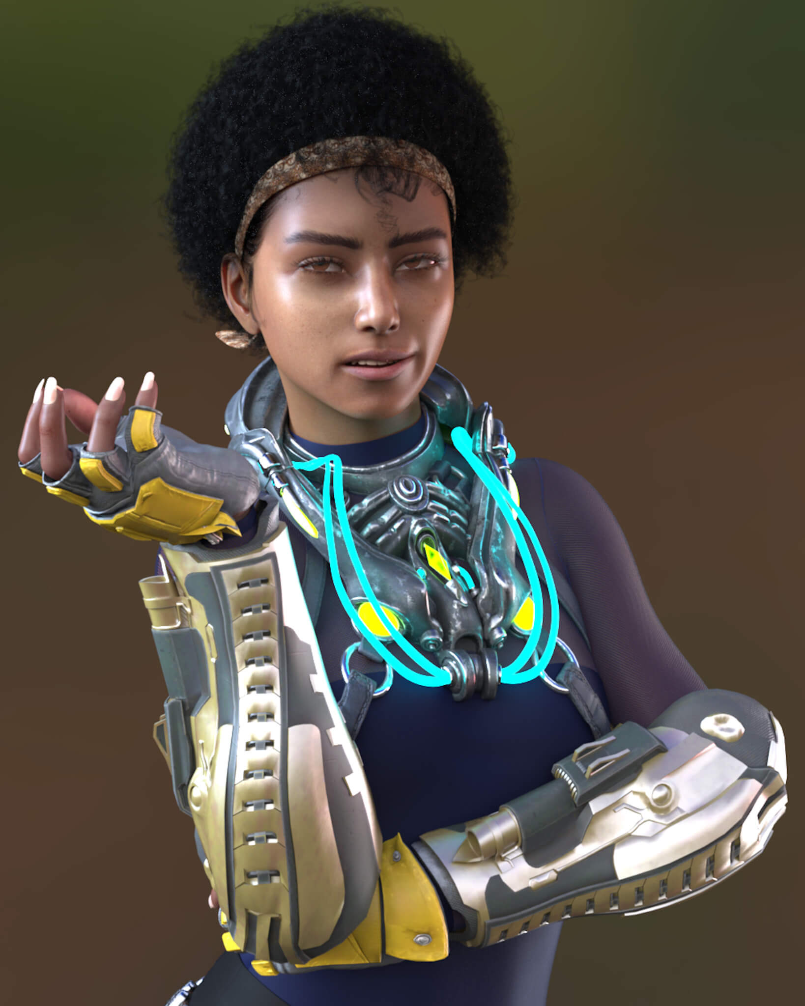 Niki 3D Render, Digital Art by FatinChibi