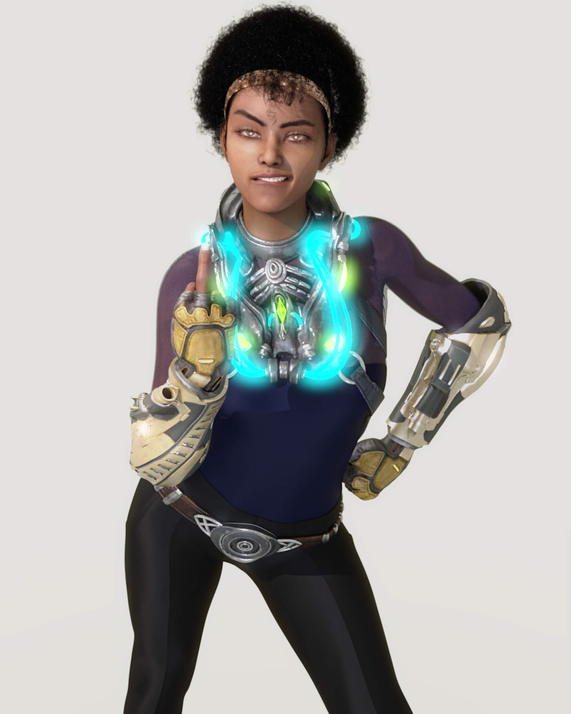 Niki 3D Render, Digital Art by FatinChibi