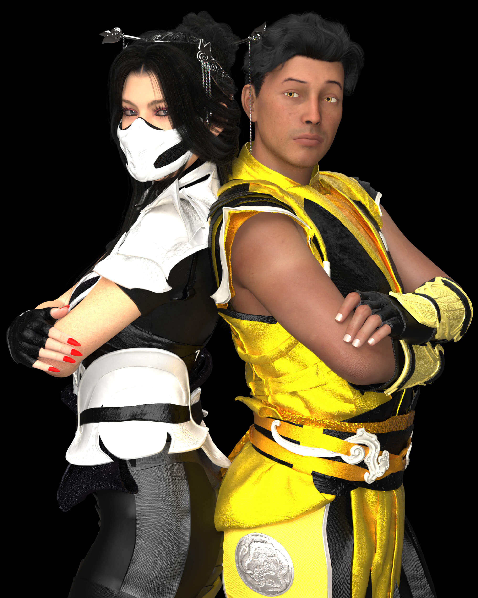 Random Random 3D Render, Digital Art by FatinChibi