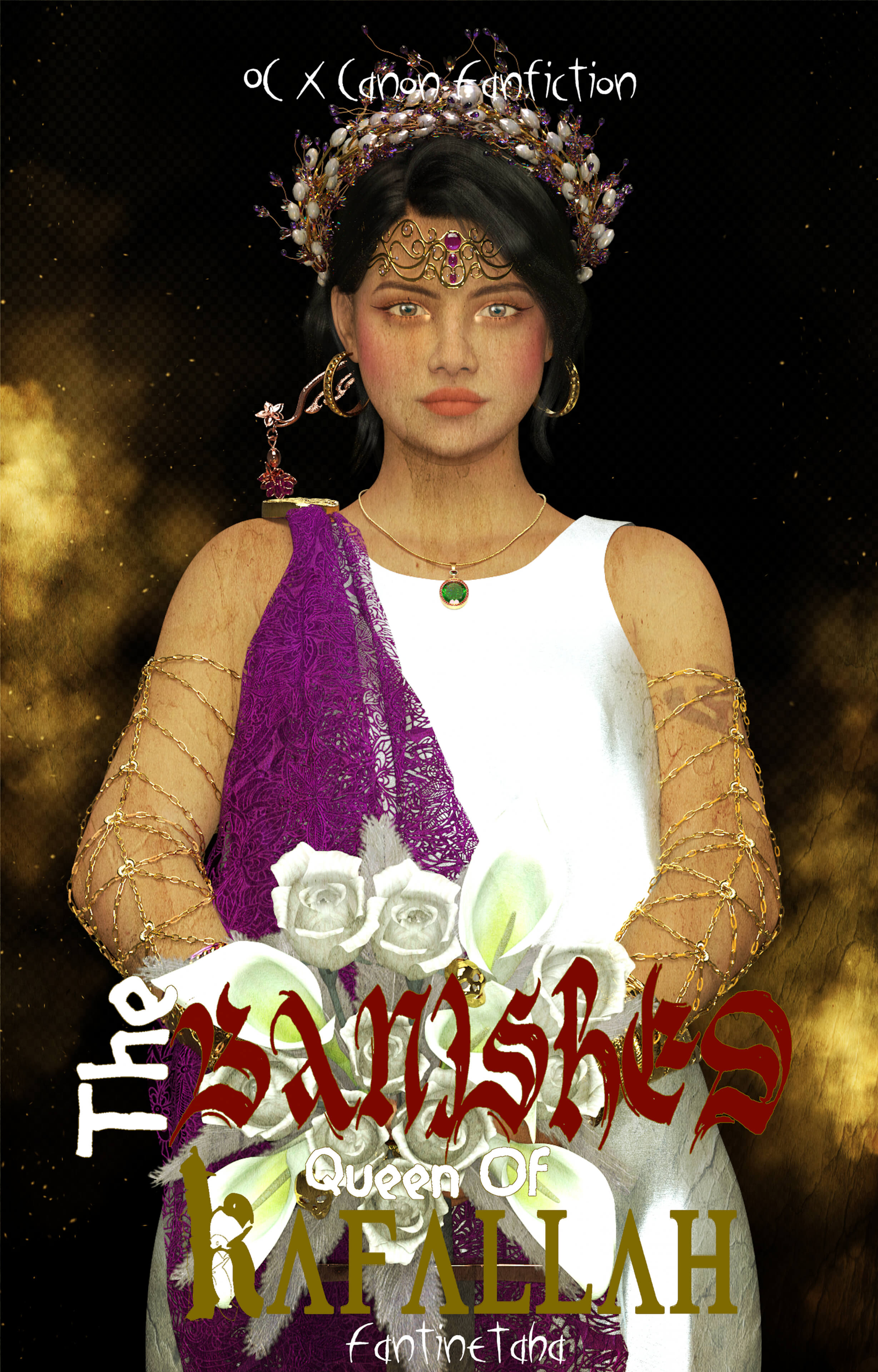 The Banished Queen of Kafallah 3D Render by FatinChibi