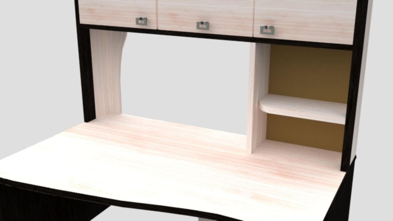 Computer Desk - 3D Model by FedorGoglikov