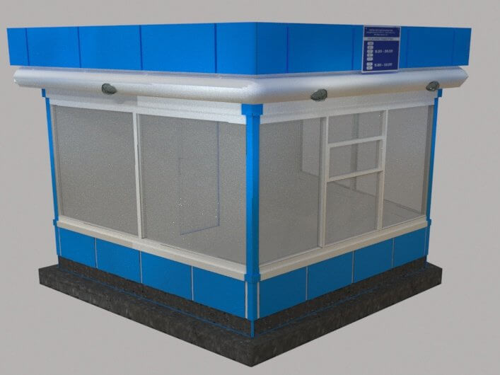 Kiosk - 3D Model by FedorGoglikov