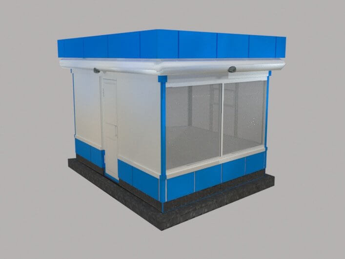 Kiosk - 3D Model by FedorGoglikov