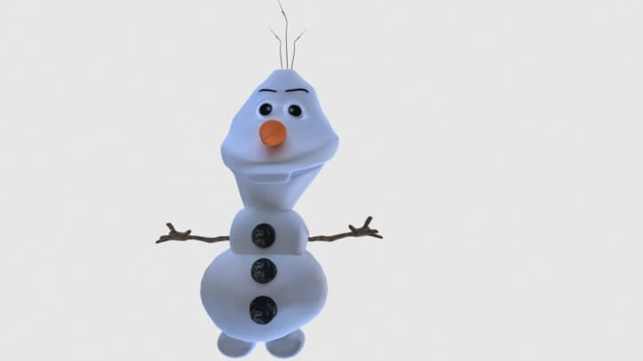 Olaf from Frozen - 3D Model by FedorGoglikov