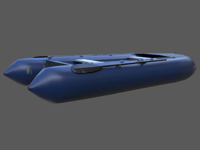 Russian Inflatable Boat Rocket 360 - 3D Model by FedorGoglikov