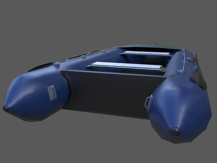 Russian Inflatable Boat Rocket 360 - 3D Model by FedorGoglikov