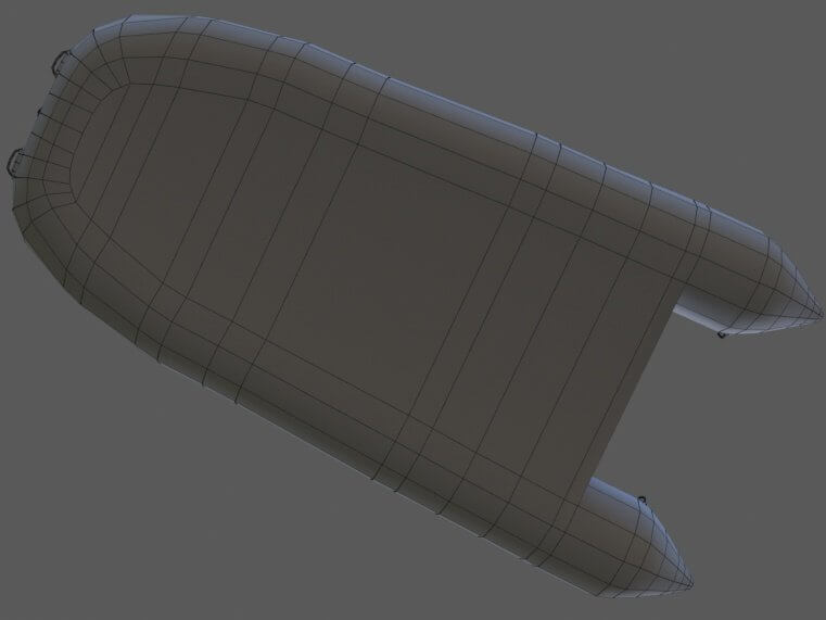 Russian Inflatable Boat Rocket 360 - 3D Model by FedorGoglikov