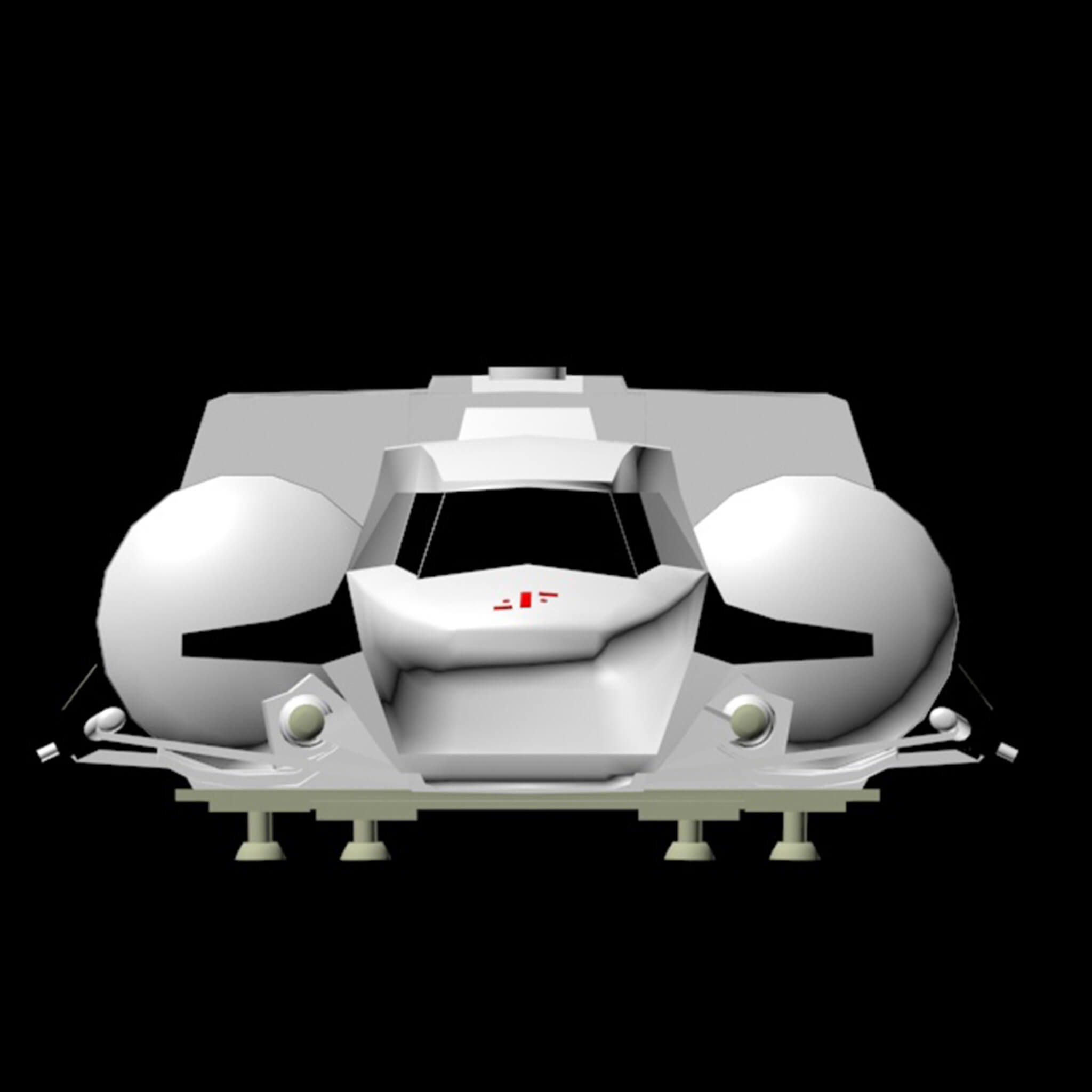 Visitor Sky Fighter Tanker - V Ver3 3D Model by FedorGoglikov