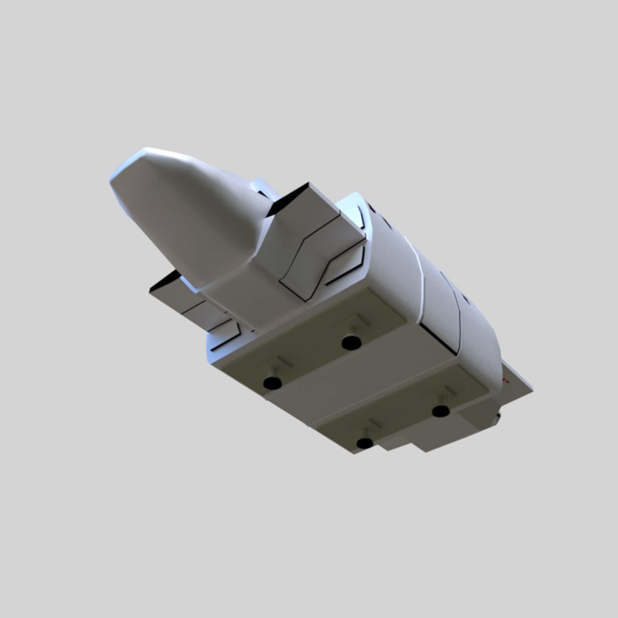 Visitor Sky Fighter Transport V2 - 3D Model by FedorGoglikov