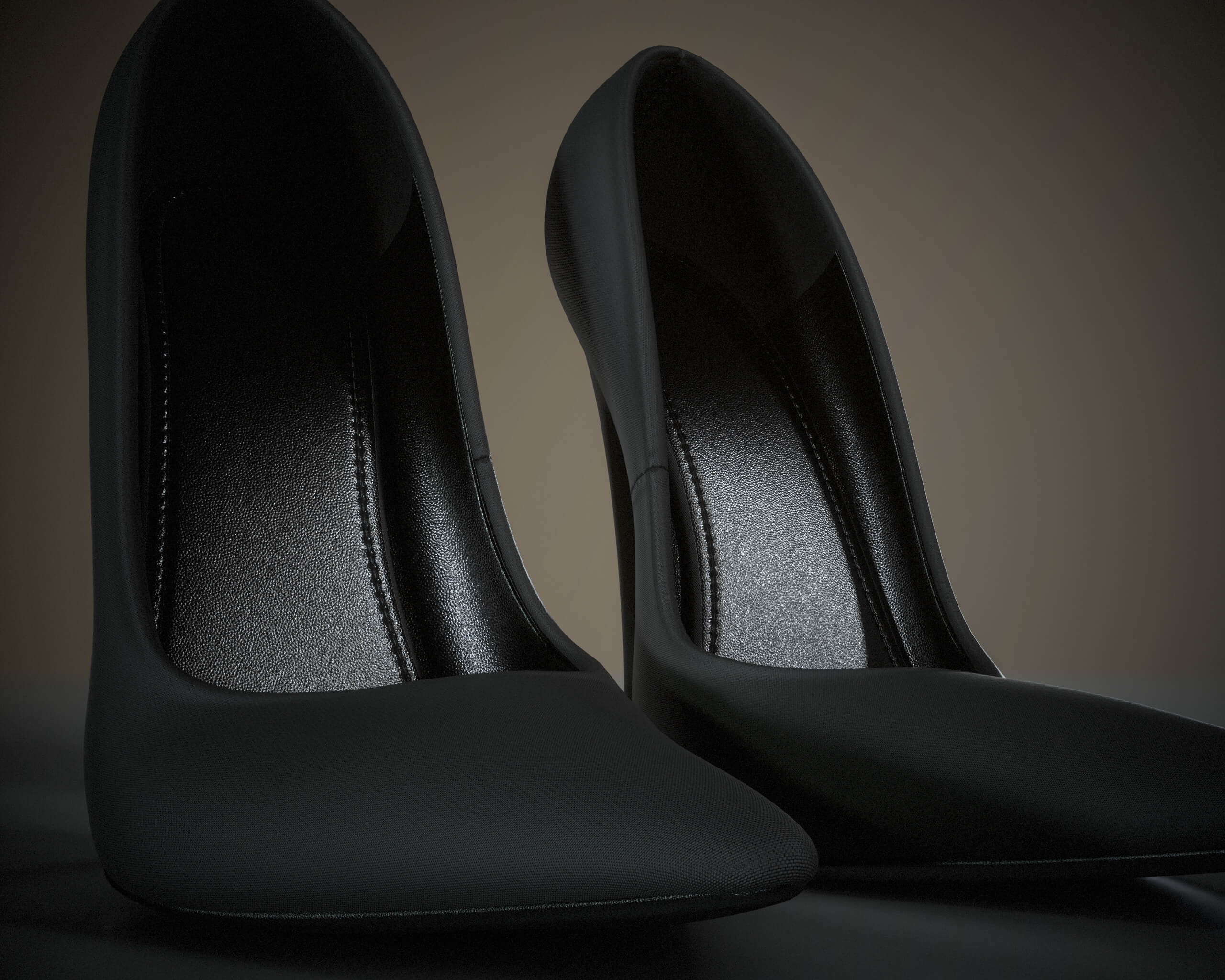 Stiletto Décolleté Shoes - 3D Model by Feds452