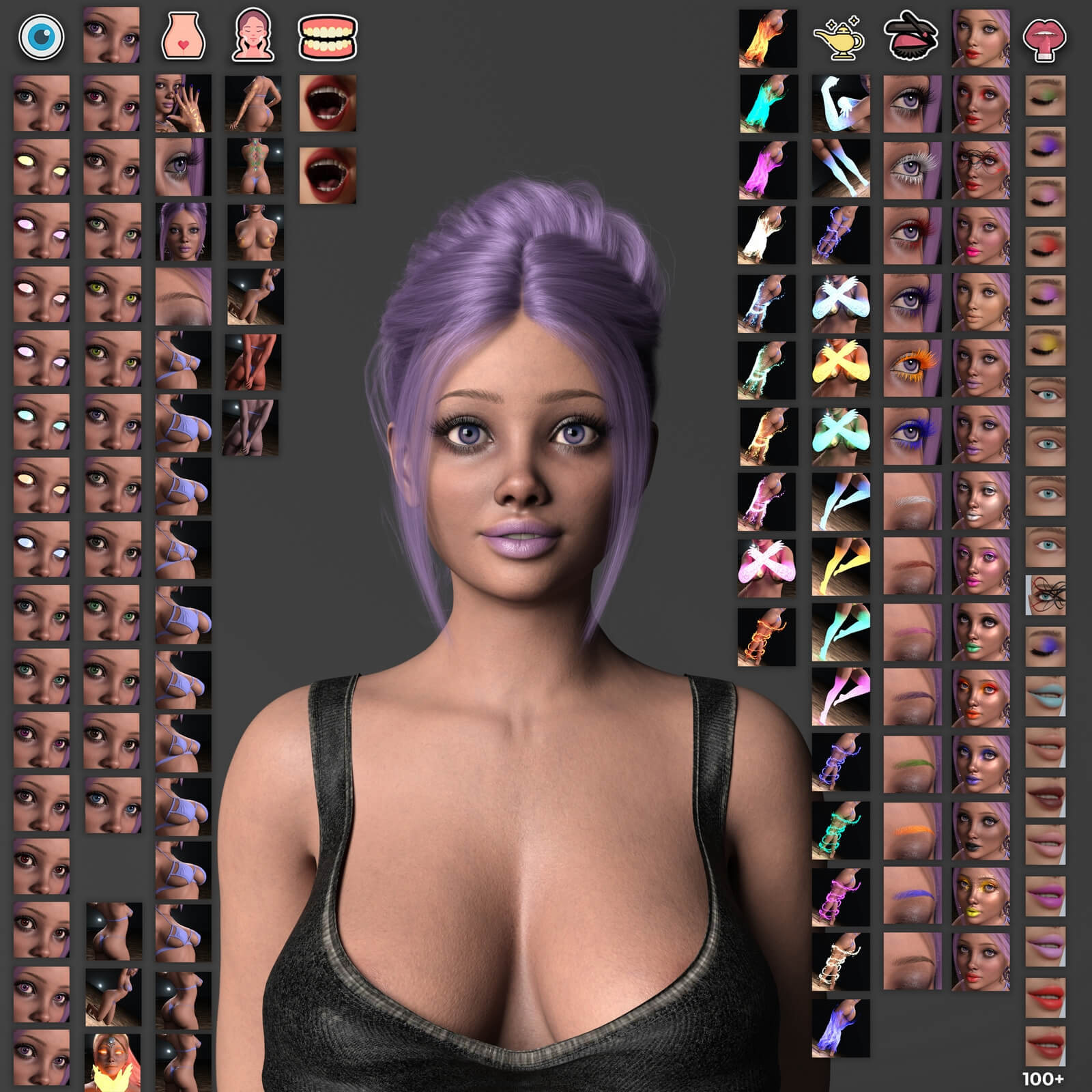 SCH Saily 9 - Jinnee for Genesis 9 Female Character Daz Content by Feeluck