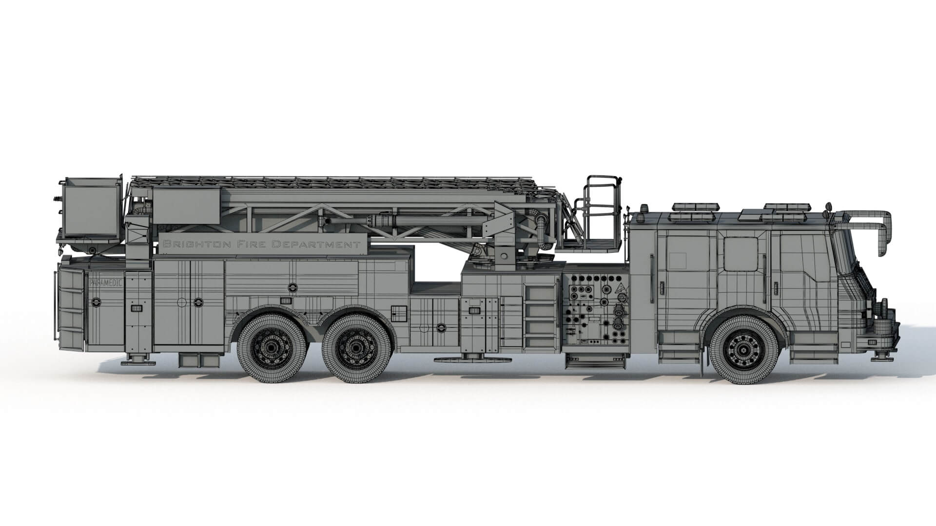 Brighton Fire Aerial Pierce - 3D Model by ferhatkose19