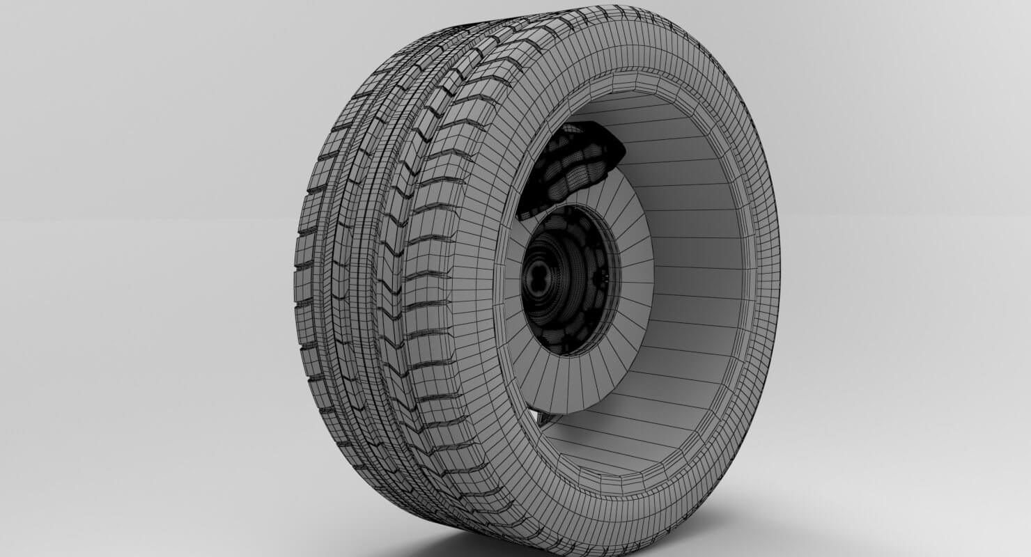 Car Wheel - 3D Model by ferhatkose19