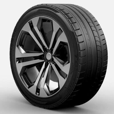 Car Wheel - 3D Model by ferhatkose19