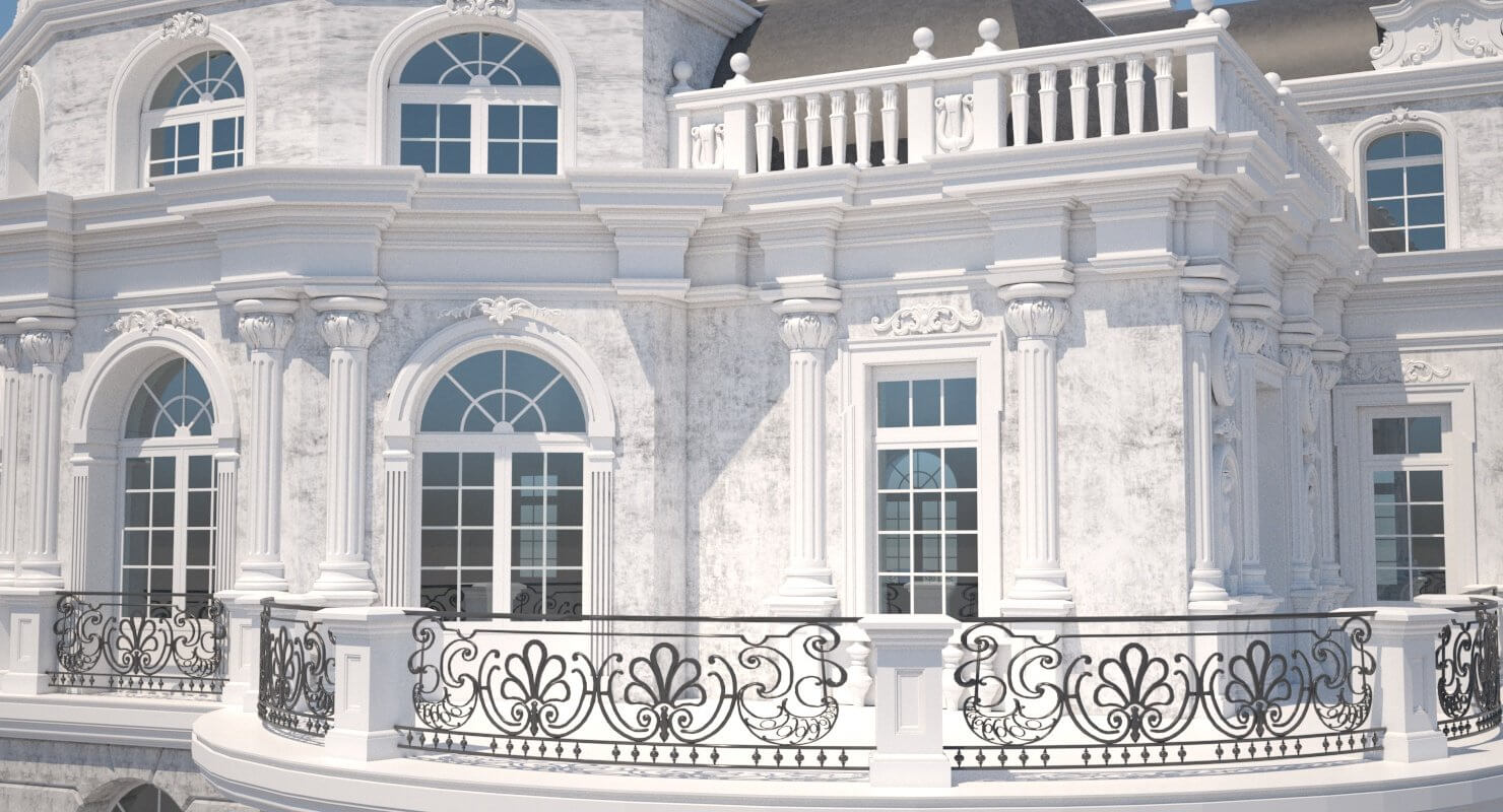 Castle mansion - 3D Model by ferhatkose19