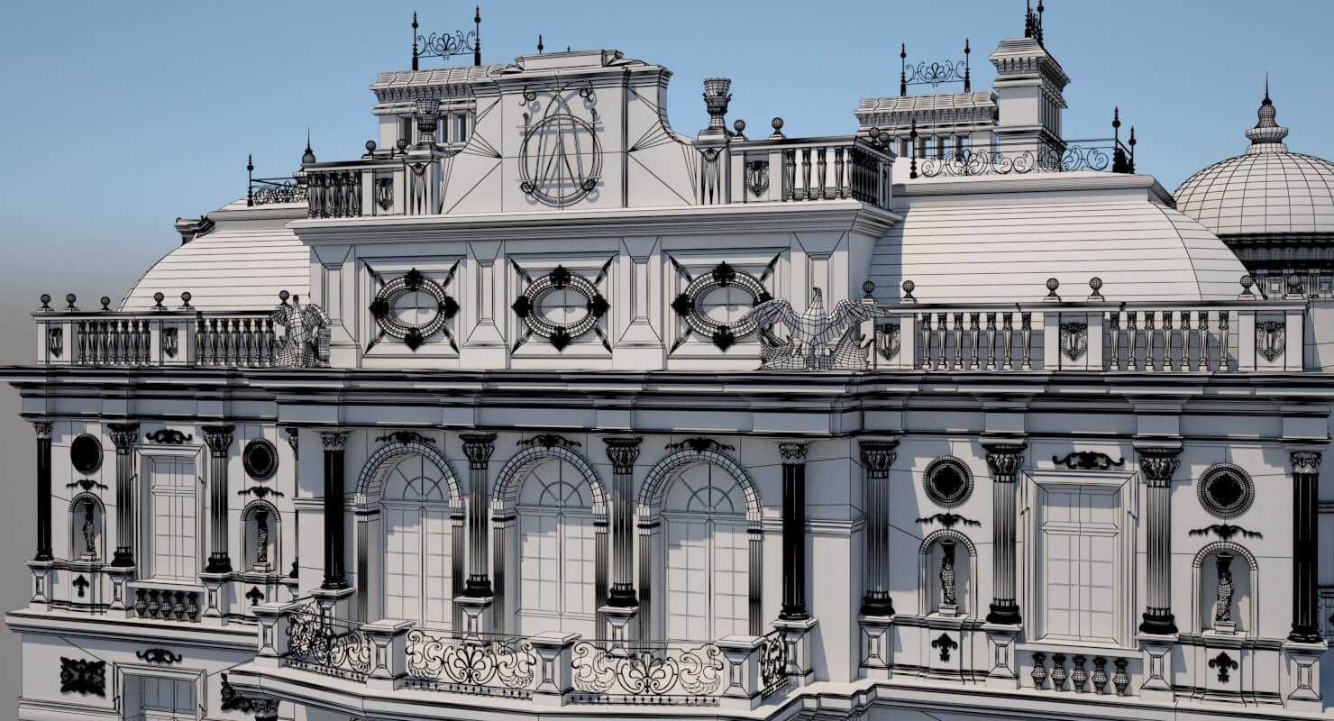 Castle mansion - 3D Model by ferhatkose19