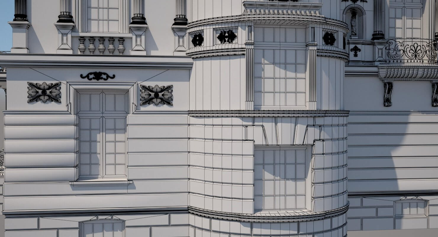 Castle mansion - 3D Model by ferhatkose19