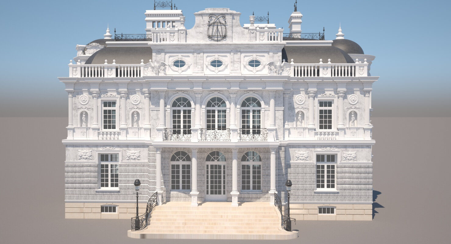 Castle mansion - 3D Model by ferhatkose19