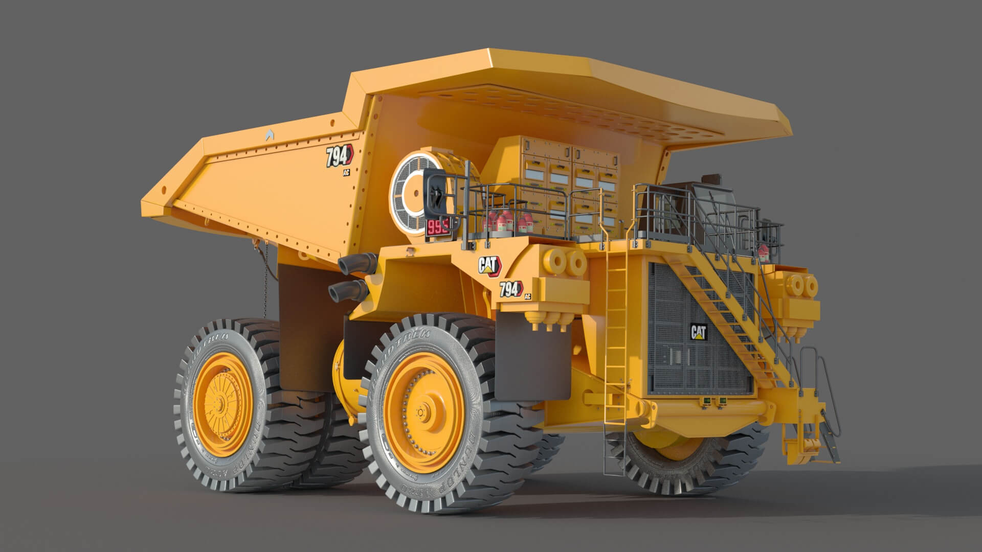 Caterpillar Cat 794 AC Mining Truck - 3D Model by ferhatkose19