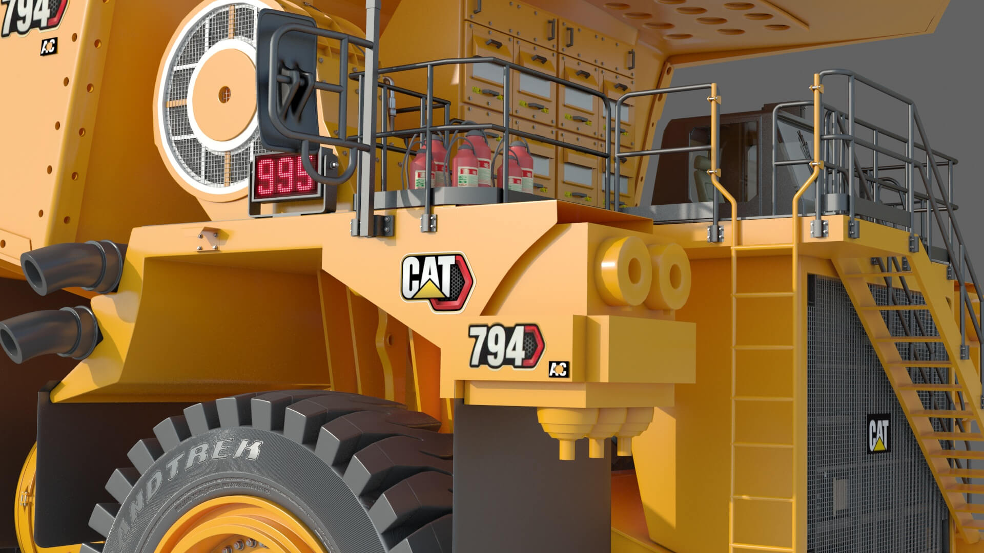 Caterpillar Cat 794 AC Mining Truck - 3D Model by ferhatkose19