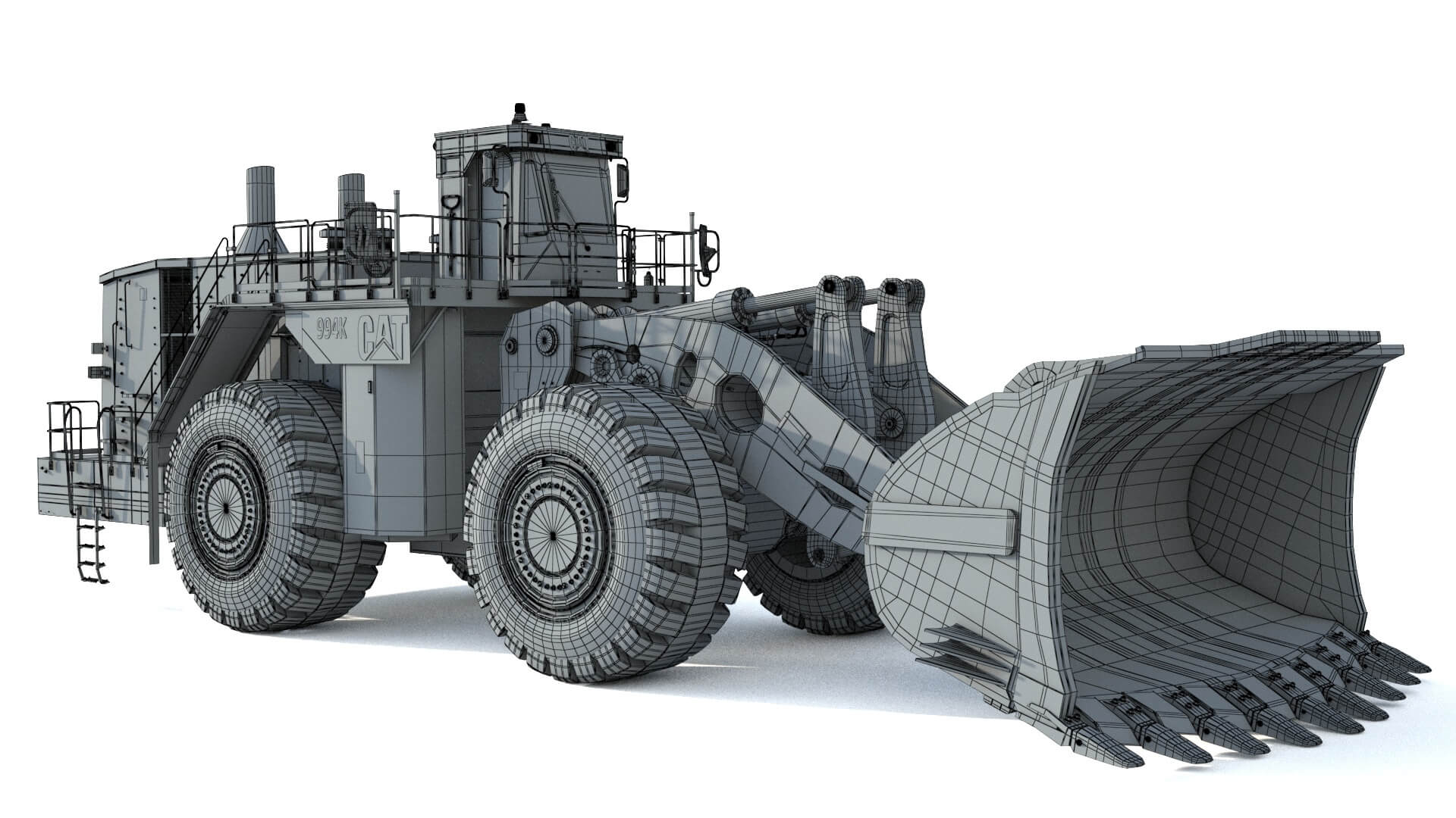 Caterpillar Cat 994K Wheel Loader - 3D Model by ferhatkose19