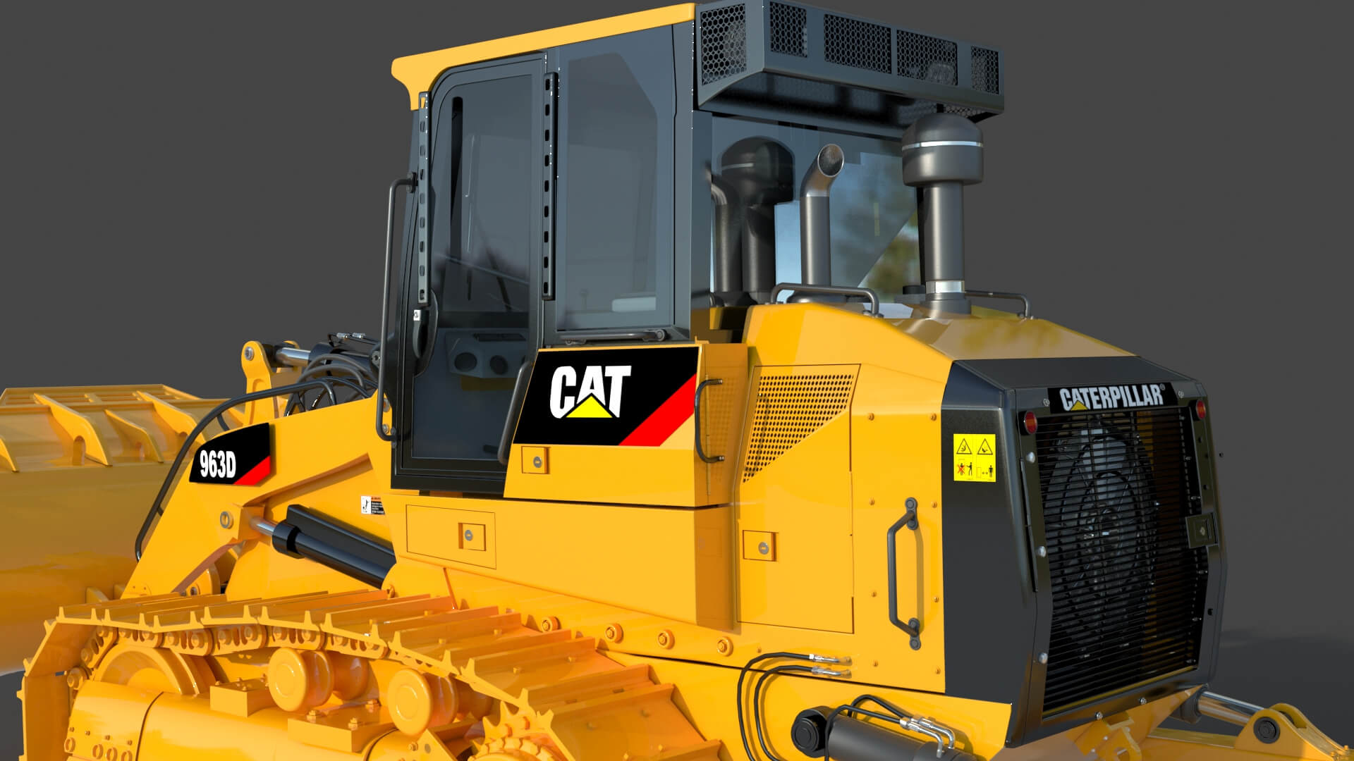 Caterpillar Crawler Loaders 963D - 3D Model by ferhatkose19