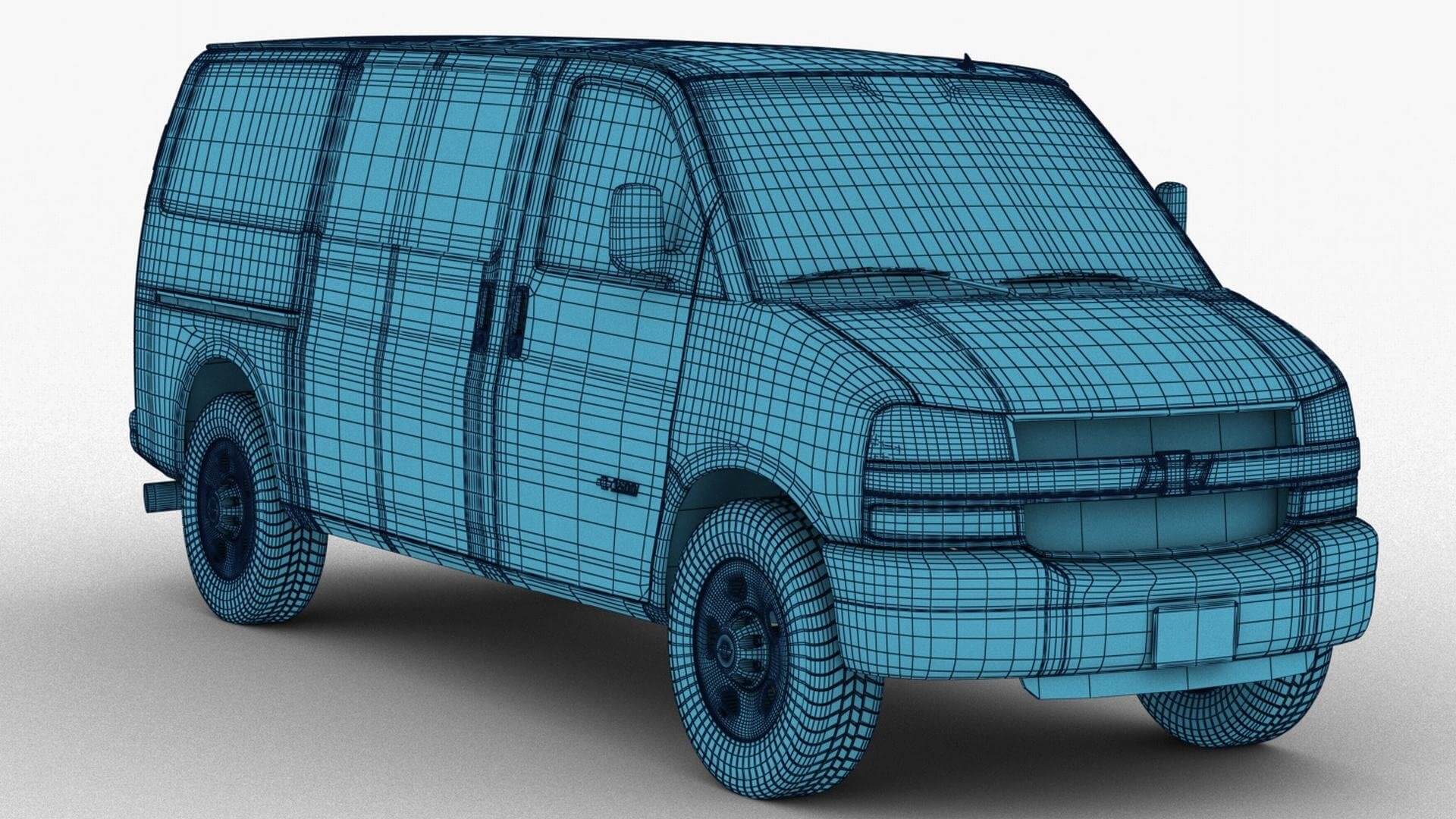 Chevrolet Express Van - 3D Model by ferhatkose19