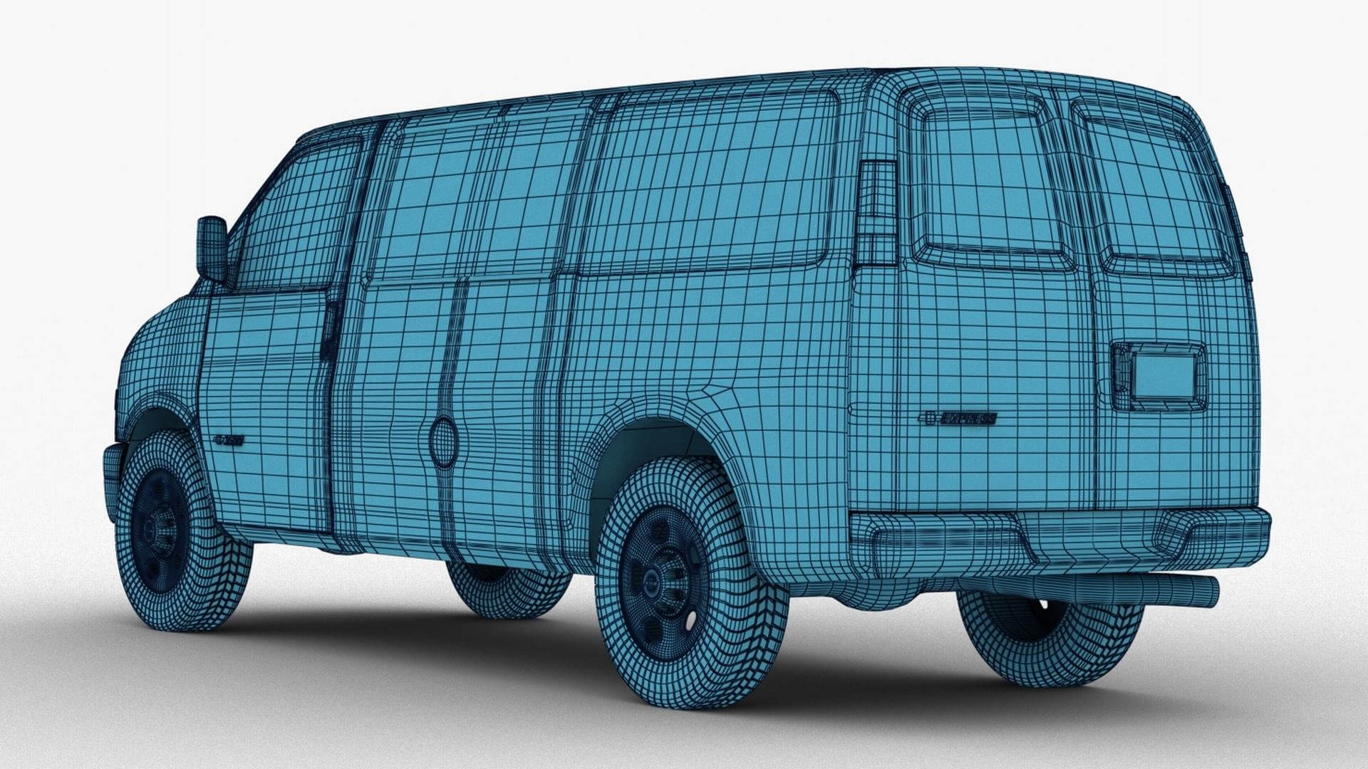 Chevrolet Express Van - 3D Model by ferhatkose19
