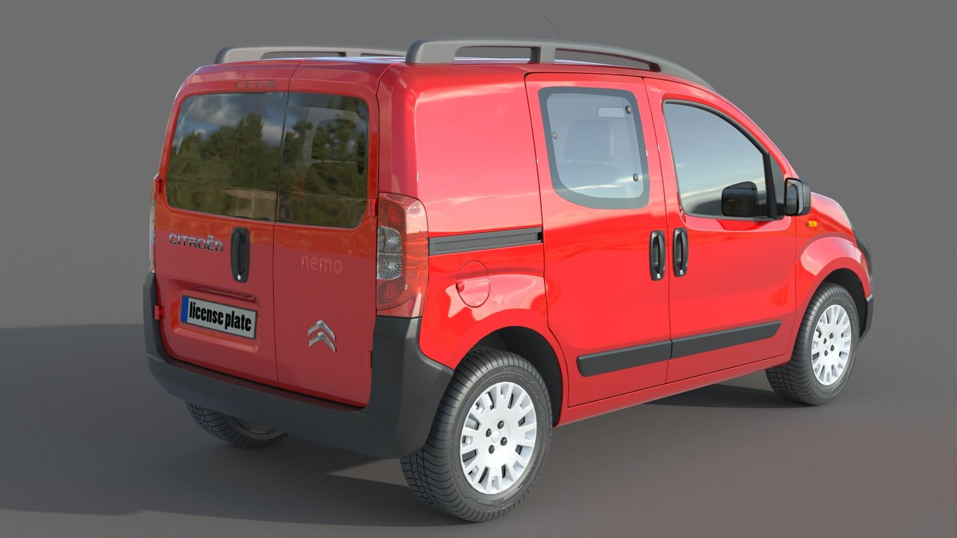 Citroen Nemo Combi 1.4 HDI SX Plus - 3D Model by ferhatkose19