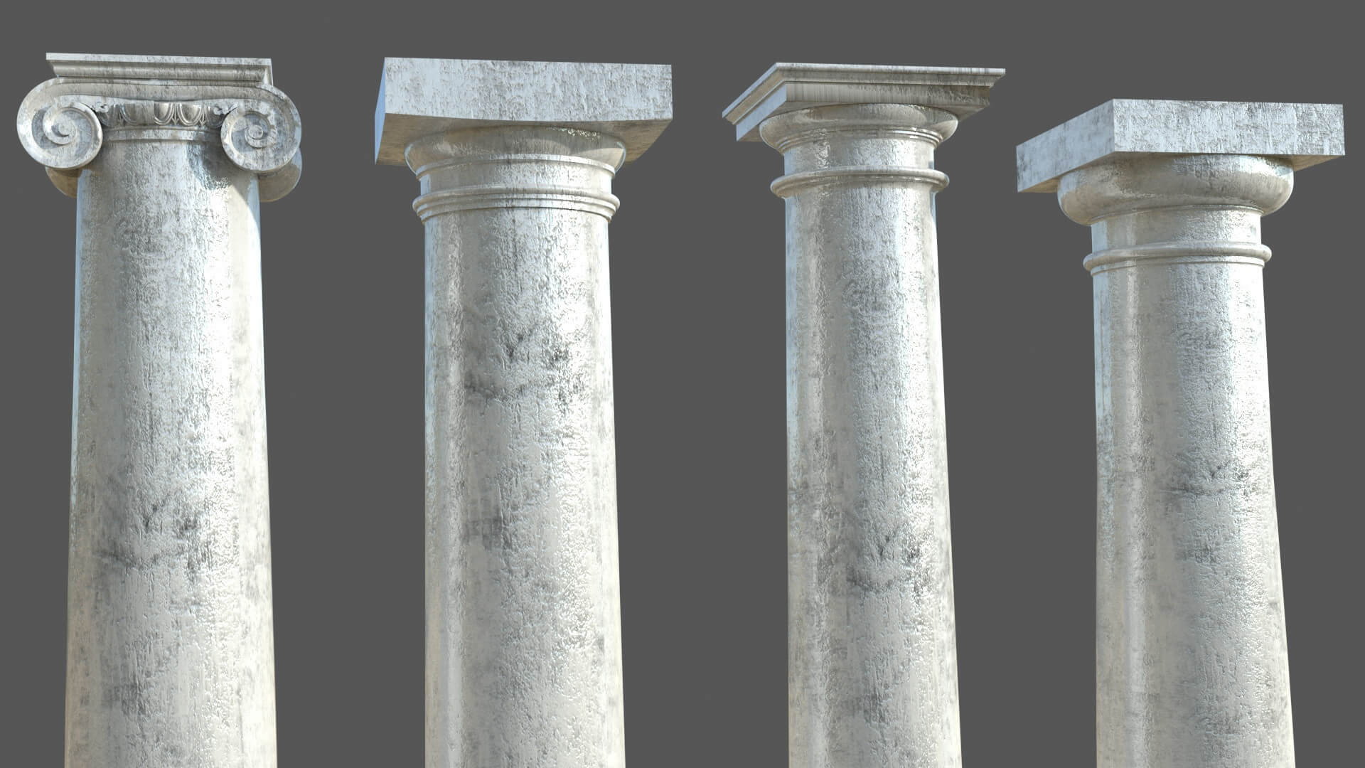 Column Collection 1 - 3D Model by ferhatkose19