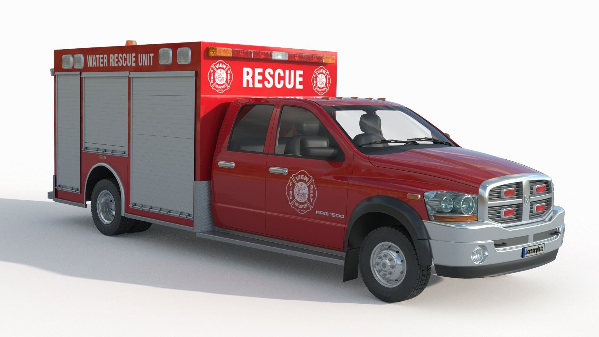 Dodge Ram Fire - 3D Model by ferhatkose19