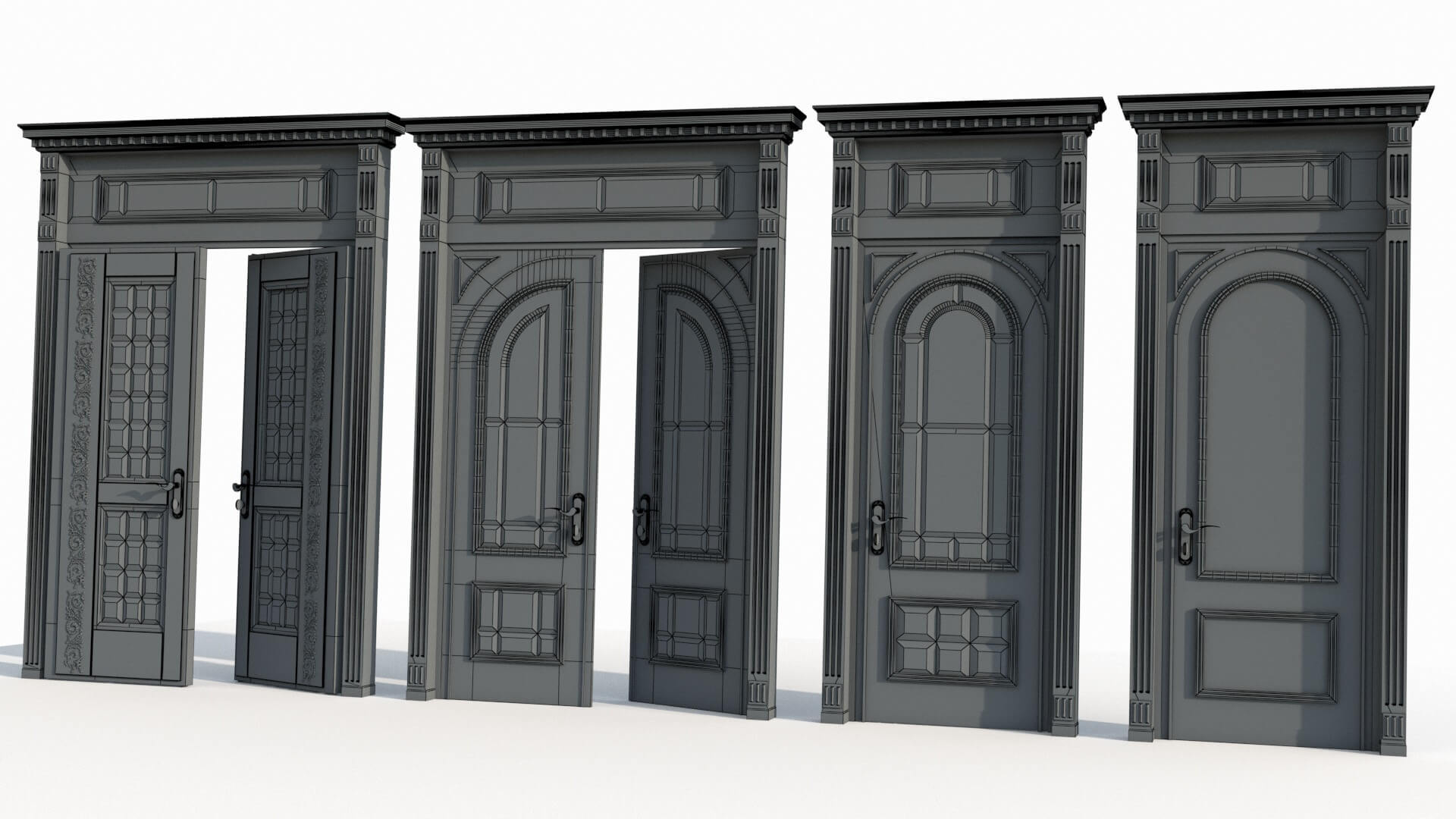 Doors Interior 04 - 3D Model by ferhatkose19