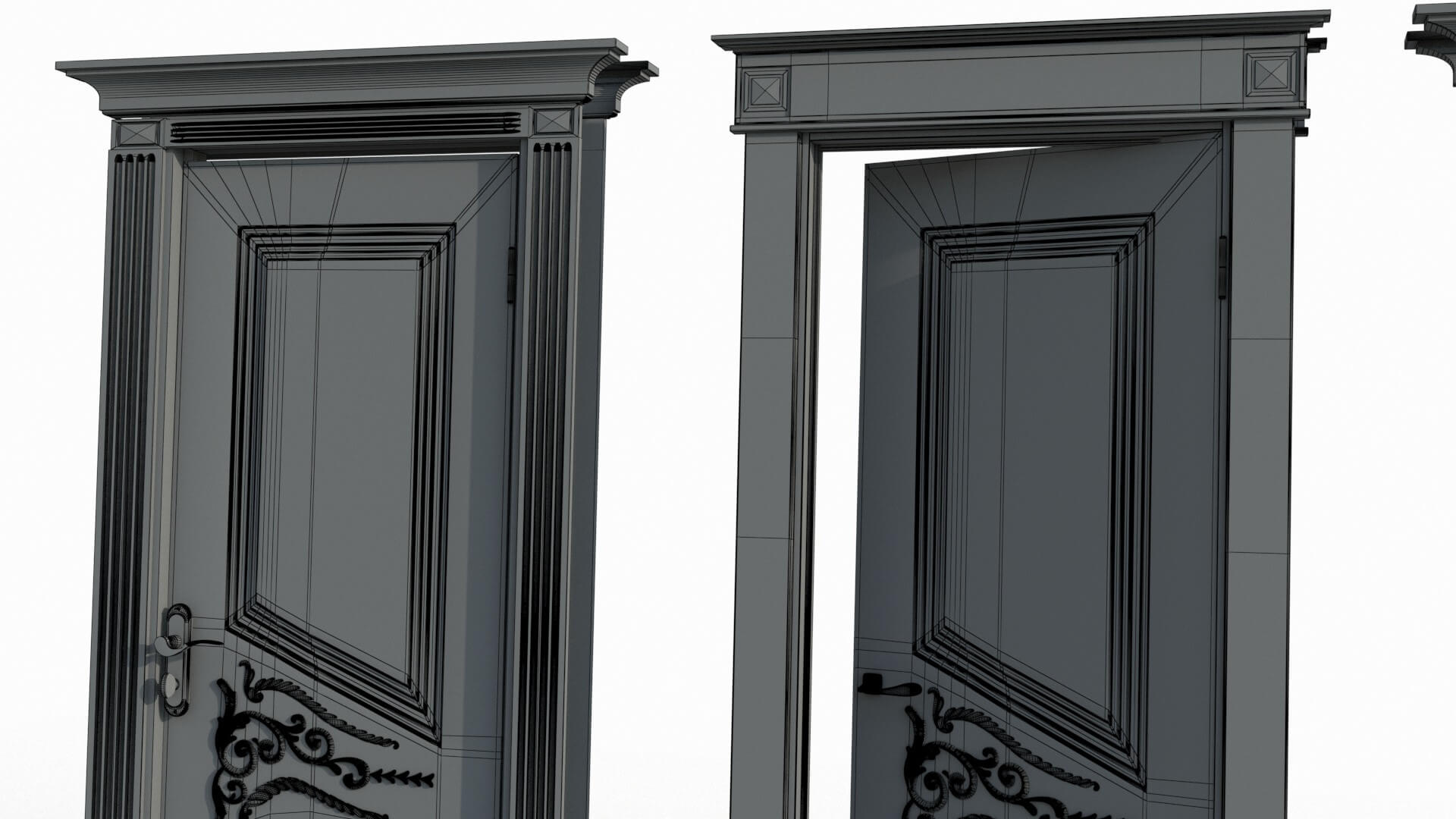 Doors Interior 01 - 3D Model by ferhatkose19