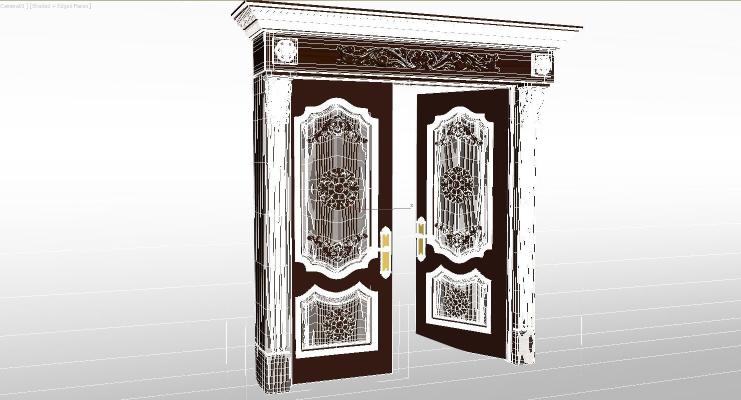 Double Door - 3D Model by ferhatkose19