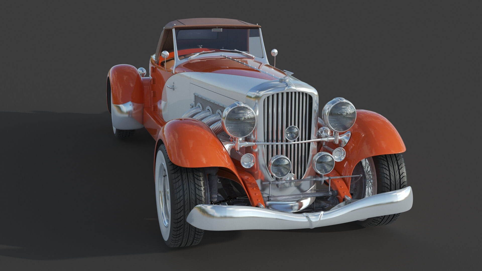 Duesenberg SJ Boattail Speedster - 3D Model by ferhatkose19