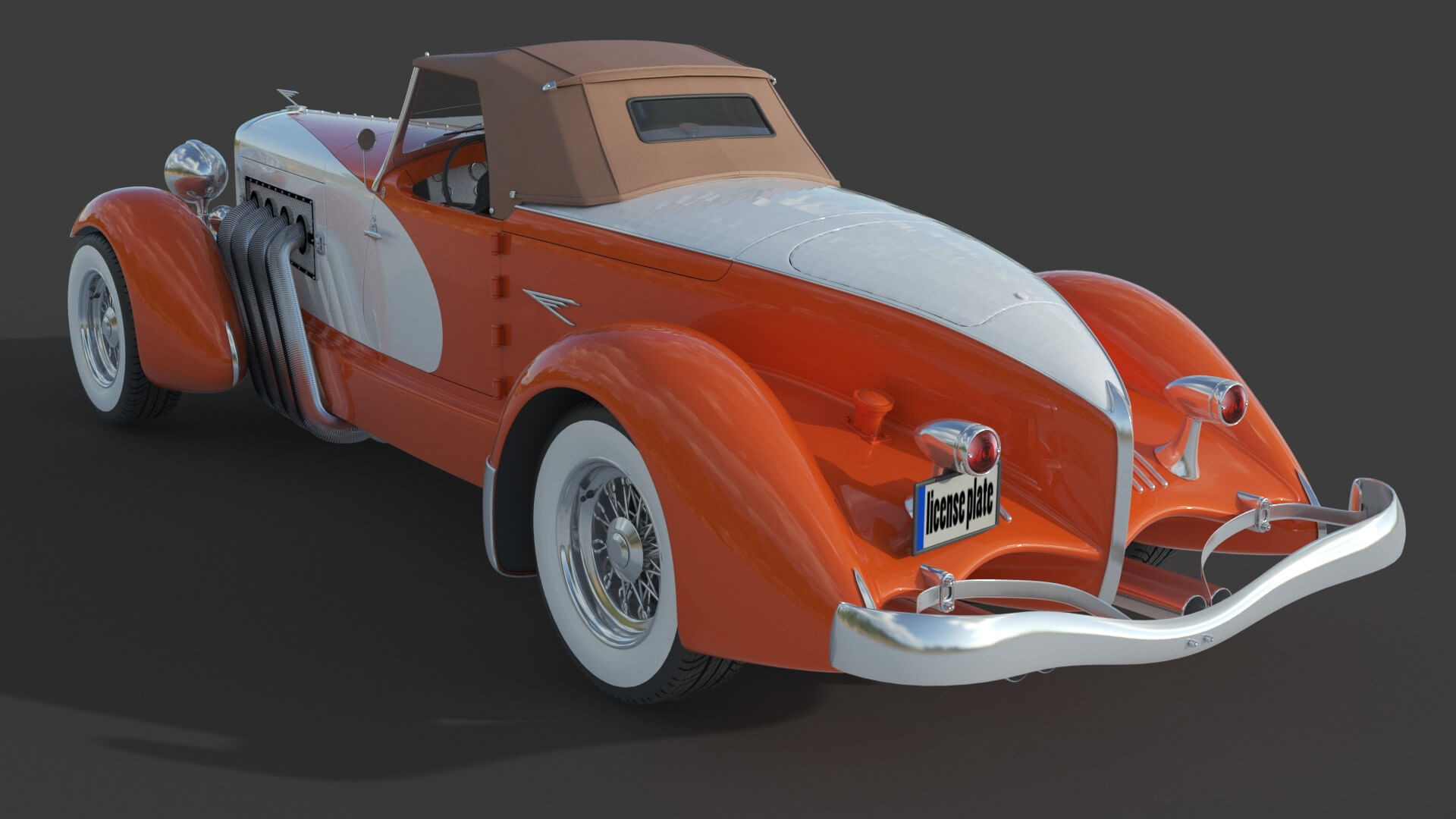 Duesenberg SJ Boattail Speedster - 3D Model by ferhatkose19