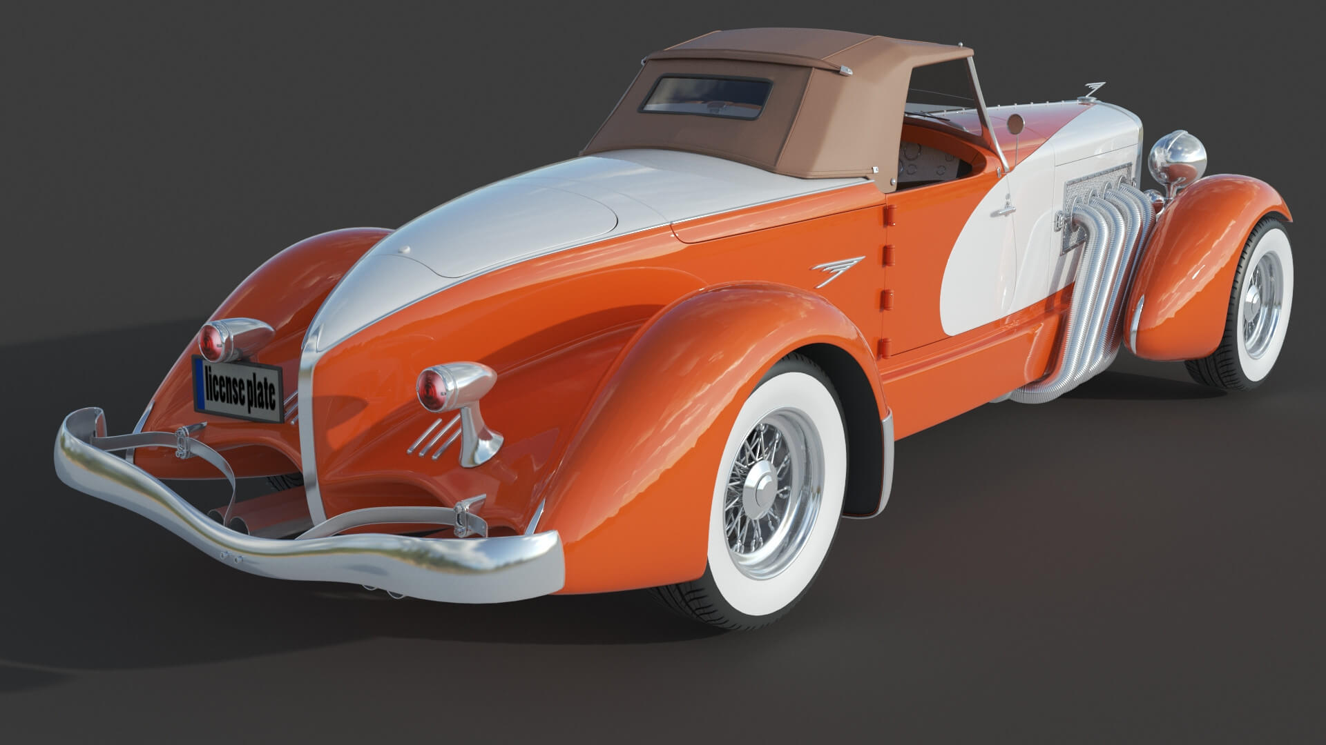Duesenberg SJ Boattail Speedster - 3D Model by ferhatkose19