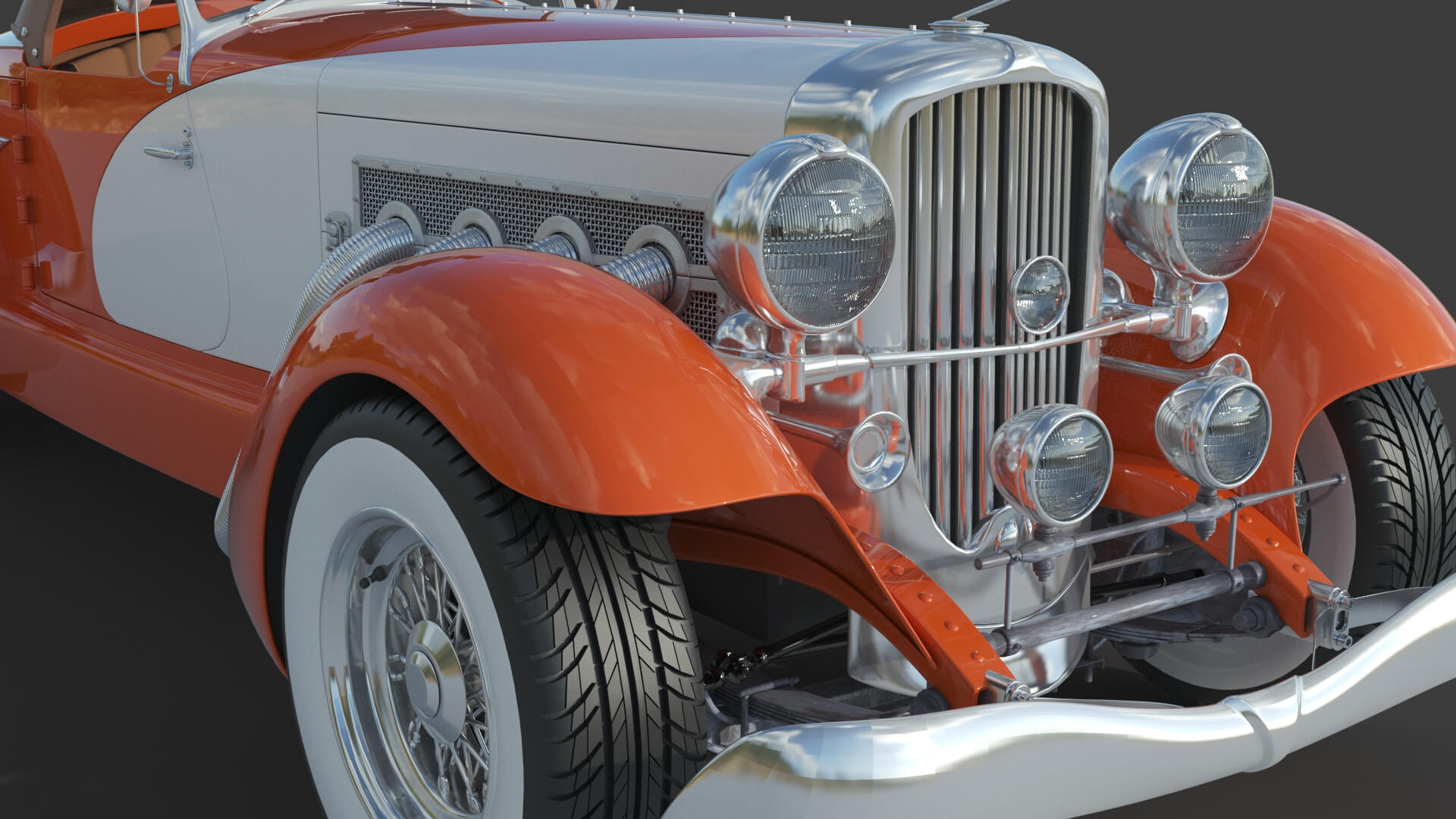 Duesenberg SJ Boattail Speedster - 3D Model by ferhatkose19