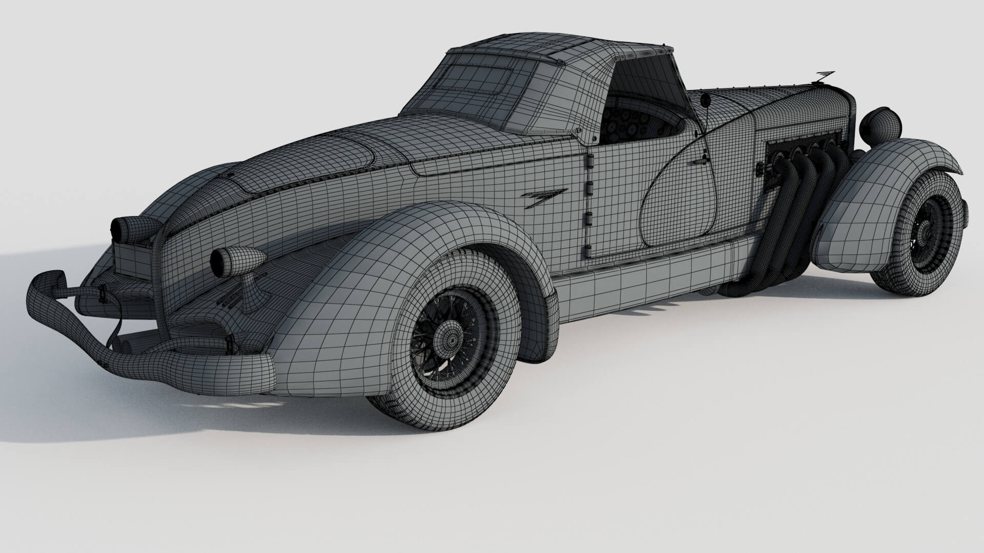 Duesenberg SJ Boattail Speedster - 3D Model by ferhatkose19